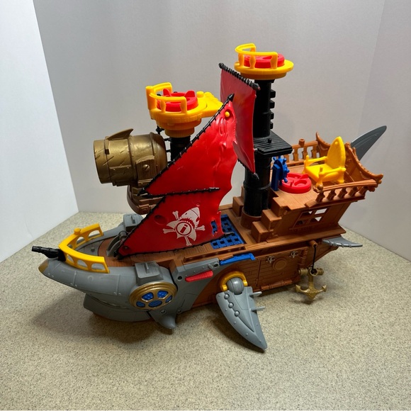 Fisher-Price | Toys | Fisher Price Imaginext Shark Bite Pirate Ship ...